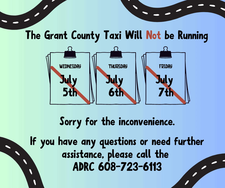 Grant County Taxi | Aging and Disability Resource Center of Southwest ...