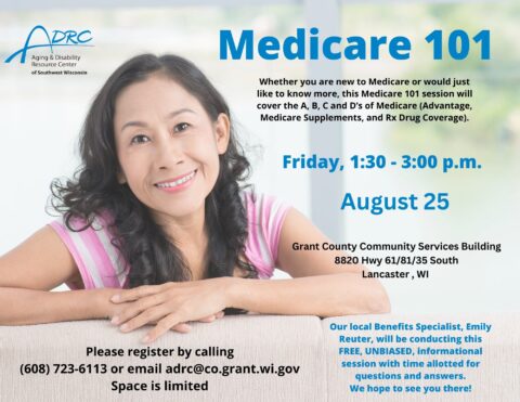 Medicare 101 Grant County | Aging and Disability Resource Center of Southwest Wisconsin