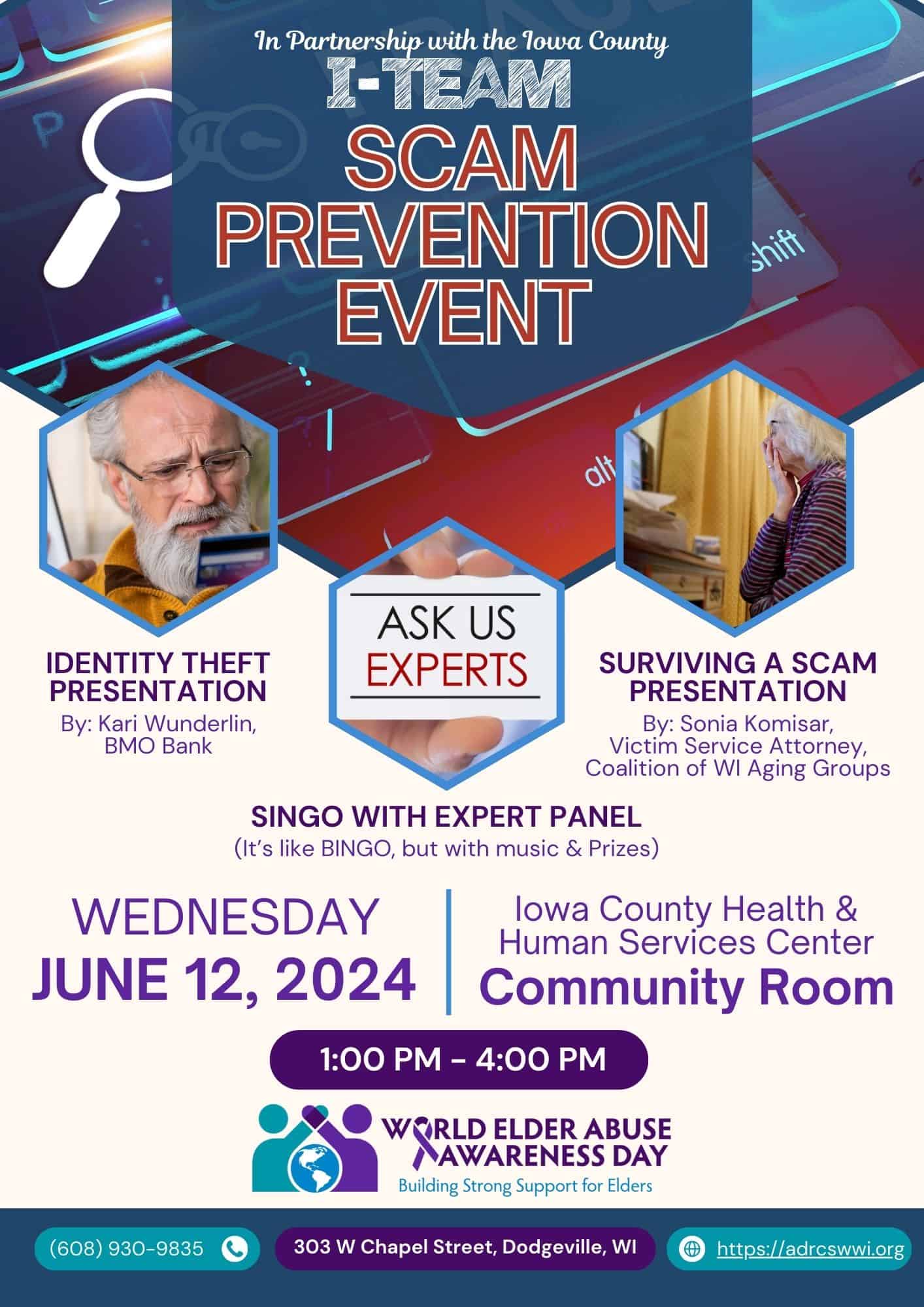 Scam Prevention Event | Aging and Disability Resource Center of ...