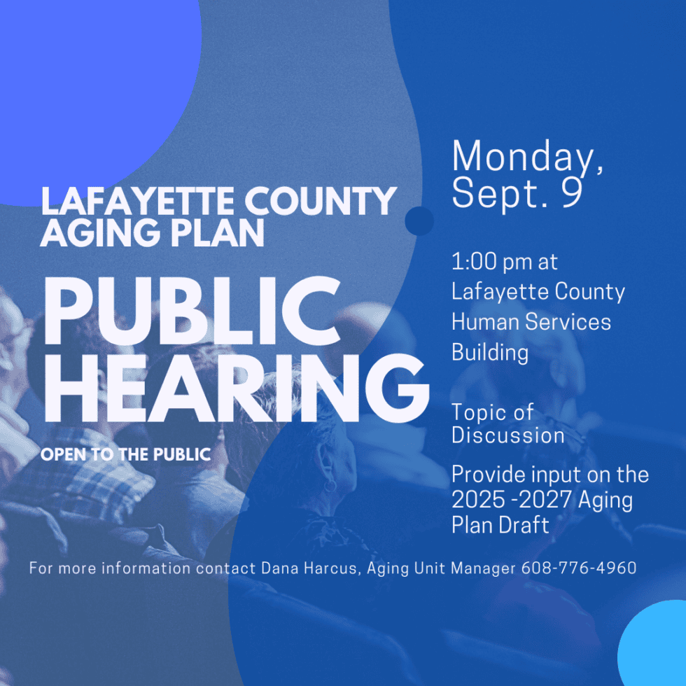 Lafayette County | Aging and Disability Resource Center of Southwest ...